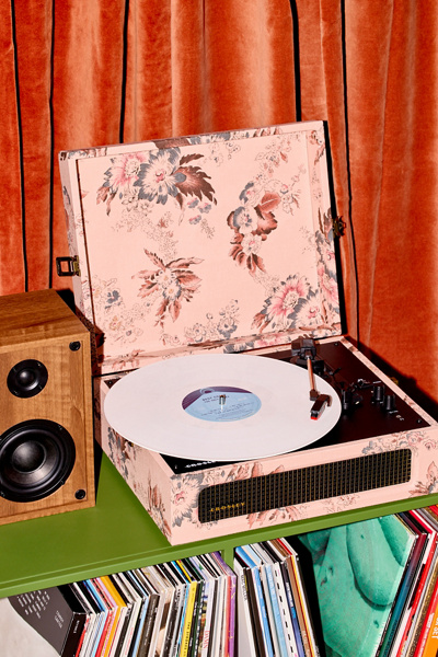 Crosley Floral Voyager Bluetooth Record Player | Urban Outfitters