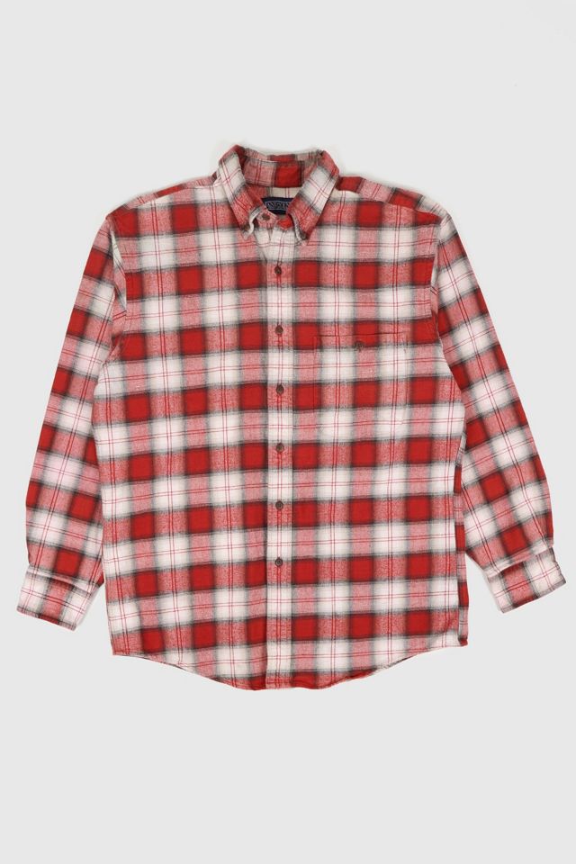Vintage Red Plaid Button-Down Shirt | Urban Outfitters