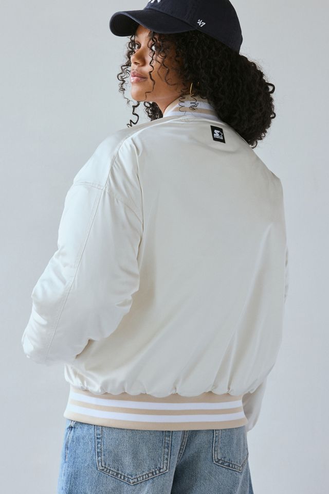 Starter Luxe Satin Varsity Jacket | Urban Outfitters