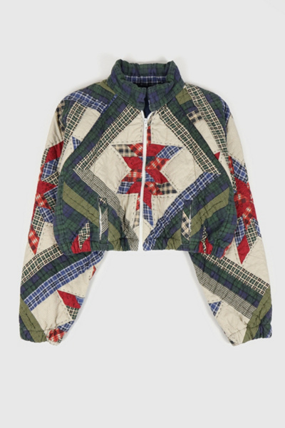 Reworked Cropped Quilt Jacket 02 | Urban Outfitters
