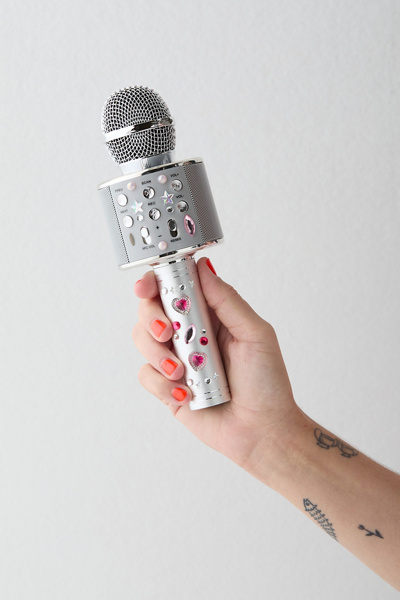 Bedazzled Karaoke Microphone | Urban Outfitters