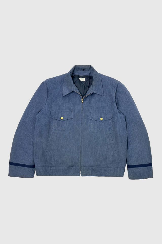 Vintage 1970’s Santa Fe Railways Cropped Conductor Workwear Jacket ...