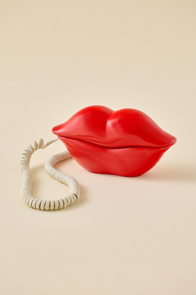 Vintage 1984 Lips Corded Telephone | Urban Outfitters