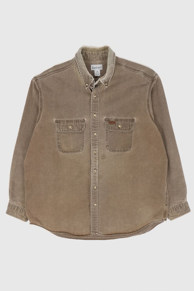 Vintage Carhartt Faded Button-Down Shirt | Urban Outfitters