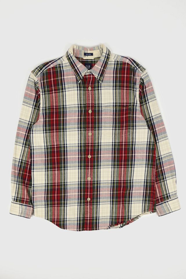 Vintage Gap Plaid Button-Down Shirt | Urban Outfitters