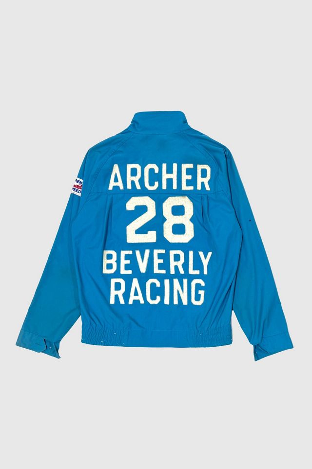 Vintage 1960’s Bobby Archer Racing Patched Zip Jacket | Urban Outfitters