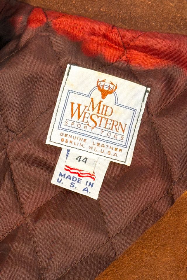 Vintage 1990’S Western Sport Togs Suede Bomber Jacket | Urban Outfitters