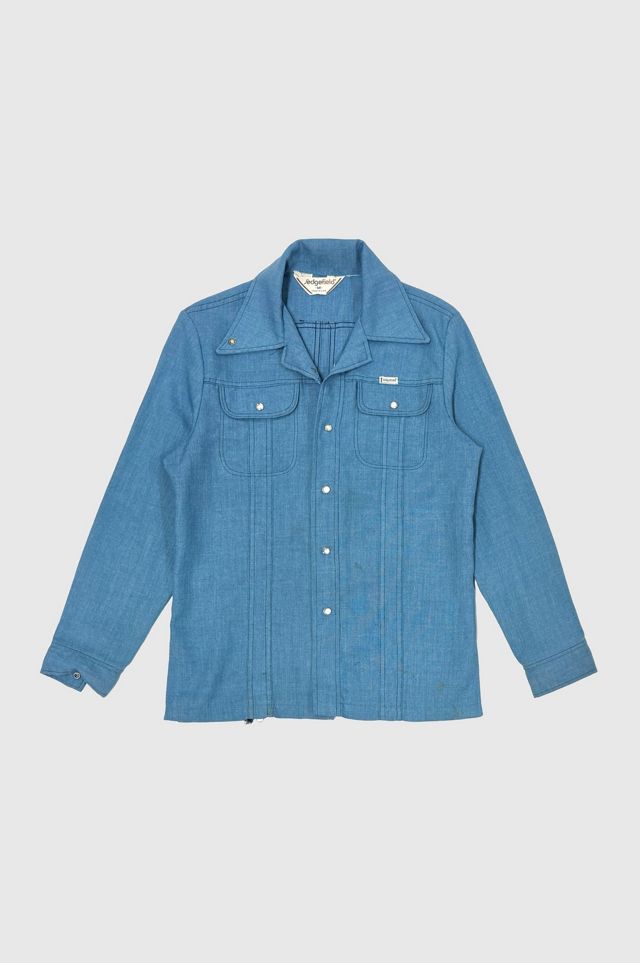 Vintage 1970’s Sedgefield Denim Western Pearl Snap Shirt Jacket | Urban ...