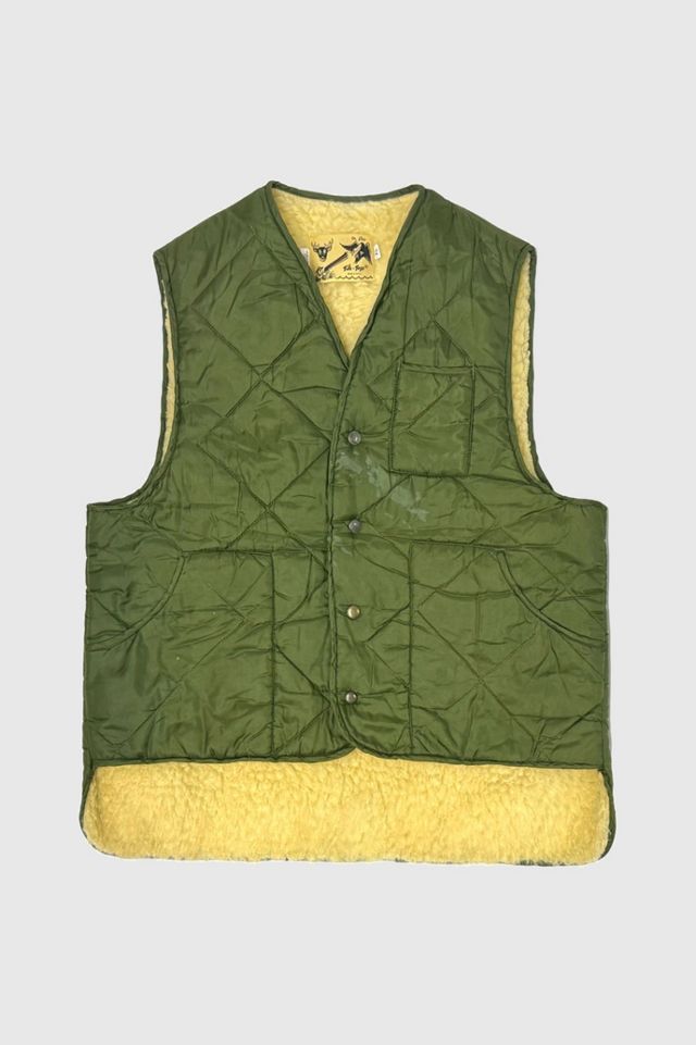 Vintage 1960’s Tule-Togs Quilted Fleece Lined Vest | Urban Outfitters