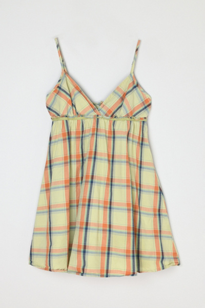 Vintage Y2k Plaid Mini Dress | Urban Outfitters