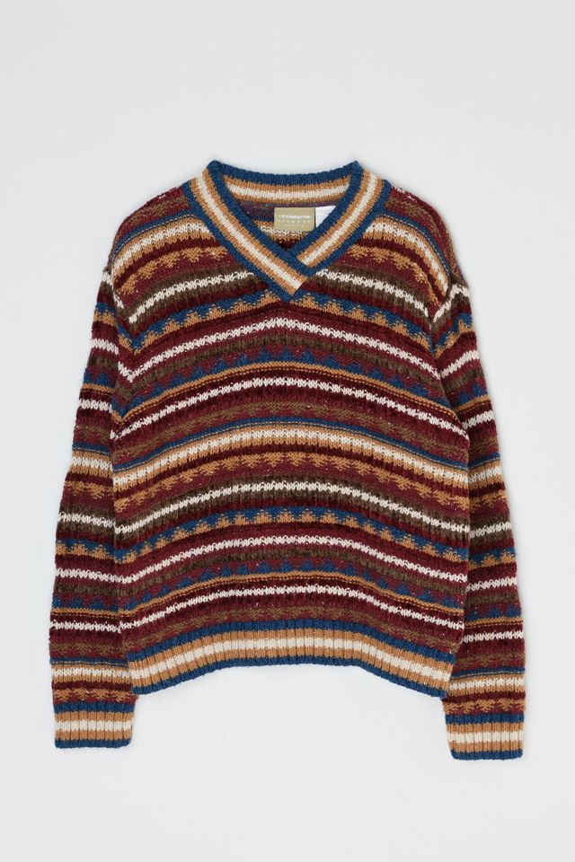 Vintage 90s Striped Knit Sweater | Urban Outfitters